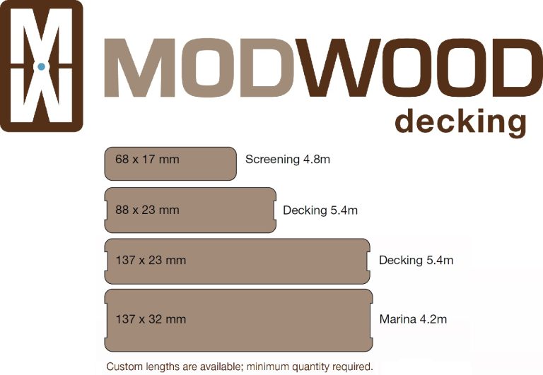 88mm x 23mm ModWood Decking
